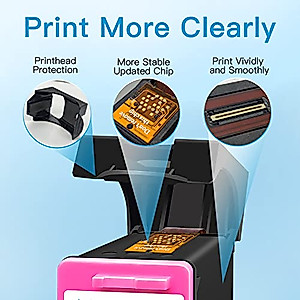 Firstoner 64 XL Black Ink Cartridge Replacement for HP 64XL Ink Remanufactured for HP Envy Photo 7858 7855 7155 7158 7120 7158 7164 6255 6252 6232 Tango X Smart Series Printer(1 Black)