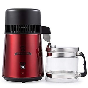 CO-Z Water Distiller, Stainless Steel Distilling Pure Water Machine for Home Countertop Table Desktop, 4L Distilled Water Making Machine, 4 Liter Water Purifier to Make Clean Water for Home
