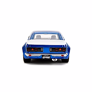 Power Ranges 1:24 1974 Mazda RX-3 Die-Cast Car & 2.75" Blue Ranger Figure, Toys for Kids and Adults