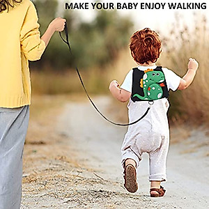3 in 1 Baby Toddler Leash, ELONGRIVER Anti Lost Wrist Link Child Leash for Walking Safety Harness Leash Backpack for Toddlers