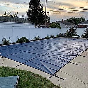 LXLA Swimming Pool Safety Cover, Winter Pool Cover for Inground Pools, Easy Clean with Rainwater Permeability, for Garden/Hotel/Engineering (Size : 3m x 10m (10ft x 33ft))