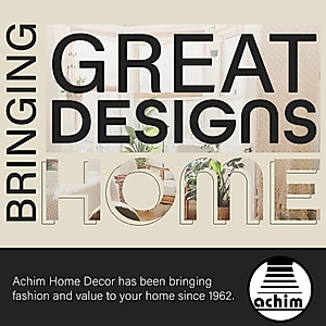 Elongated Wood Toilet Seat, Bone - 19 Inch - Fits All Elongated Size Fixtures - Easy to Install Fantasia by Achim Home Decor