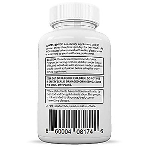 Pure Carbo Fix Carbohydrate Management Formula Carbofix Support for Men Women 60 Capsules