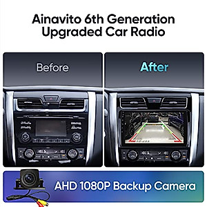 10 Inch 5G WiFi (2G Ram 32G ROM) 8 Core Car Stereo Radio for Nissan Teana 2013-2015 with Carplay Android Auto,Android 10 GPS Navigation Support 48EQ Mirroring Airplay Rear Backup 1080P SWC