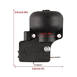 NEWREACH Thermocouple and Tilt Switch for Outdoor Patio Heater, Dump Switch for Propane Gas Patio Heater Pyramid Style Tower Heater Firesense Heater, Tilt Switch and Thermocouple Sensor Kit for Winter