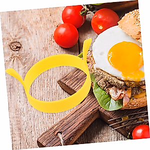 8Pcs silicone pancake ring kitchen ring molds for cooking egg frying molds round fried egg rings tuile molds silicone reusable omelette rings fried eggs non stick