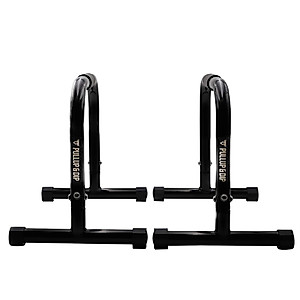 PULLUP & DIP Fitness Parallettes, Medium Parallette Bars For Calisthenics, Crossfit & Gymnastics, Handstand Bars With Extra Wide Handle & No Wobbling