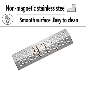 Kalomo 16GA Stainless Steel Grill Heat Plates Shield Burner Covers Flame Tamer BBQ Gas Grill Replacement Parts for Bull Angus 47628, 47629, Brahma 57568, Outlaw 26039, Lonestar Select 87049, Cal Flame