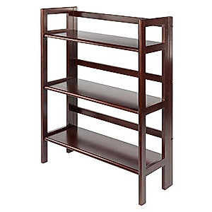 Winsome Wood Terry Shelving, Walnut, 3
