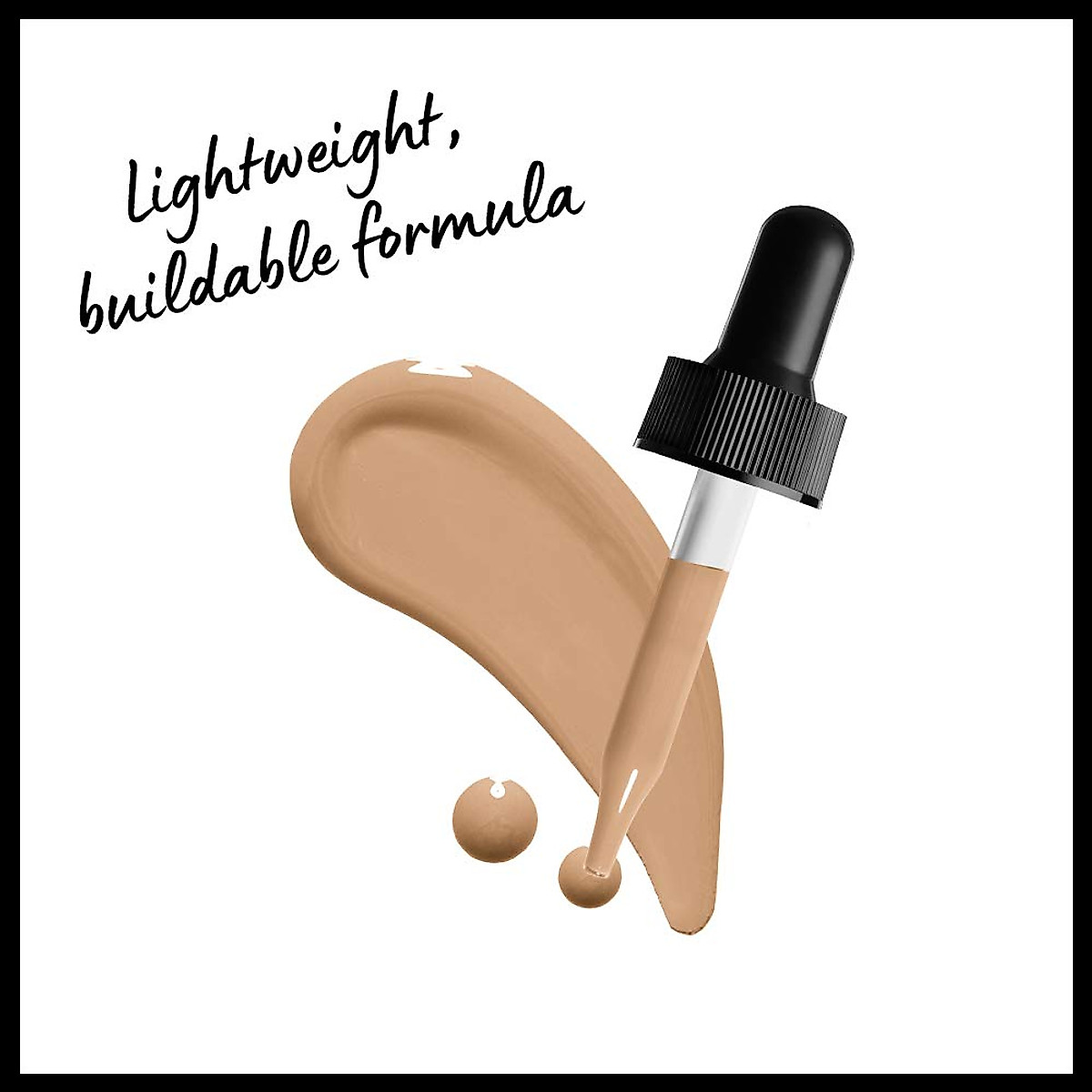 NYX PROFESSIONAL MAKEUP Total Control Pro Drop Foundation, Skin-True Buildable Coverage - Buff