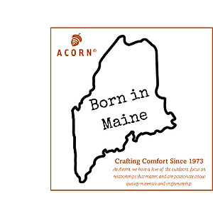 Acorn Kids' Moc Slipper, Blue Check, 3-4 Big Kid