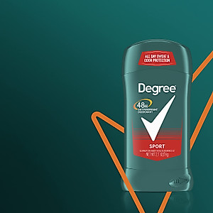 Degree Men Original Protection Antiperspirant Deodorant Sport Pack of 6 48-Hour Sweat and Odor Protection Antiperspirant For Men 2.7 oz