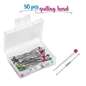 Rotary Cutter Kit, 45mm Rotary Cutter Tool Kit with Rotary Cutter, 12x18 Inch A3 Cutting Mat, Patchwork Ruler, 10 Fabric Clips, 50 pins and 3 Spare Blades