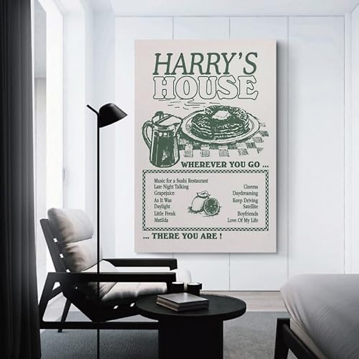 Harry's music House Styles Music Album Posters (1) Wall Art Paintings Canvas Wall Decor Home Decor Living Room Decor Aesthetic 08x12inch(20x30cm) Unframe-style
