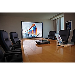Epson ES1000 Ultra Portable Tabletop Projection Screen (V12H002S4Y),Black Case 45.35" x 34.5" x 2.44"