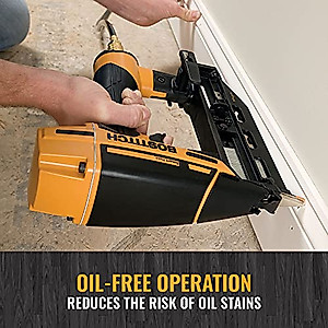 BOSTITCH Finish Nailer Kit, 16GA, Smart Point, Pneumatic (BTFP71917)