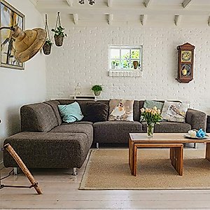 LazyMe Universal Sectional Sofa Interlocking Sofa Connector Bracket with Hardware- 2 Sets, 4 Piece