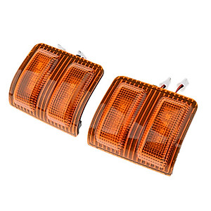 csslyzl LED Side Mirror Marker Lights Compatible with FORD F250 F350 F450 F550 Super Duty 2008-2015 Side Tow Mirror Turn Signal Light AMBER LED+LENS