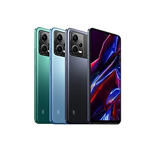 Xiaomi Poco X5 5G + 4G Volte Global Unlocked 128GB + 6GB GSM 6.67" 48 mp Triple Camera (ONLY Tmobile Mint Tello USA Market) + (Car Fast Car 51W Charger Bundle) (Black)