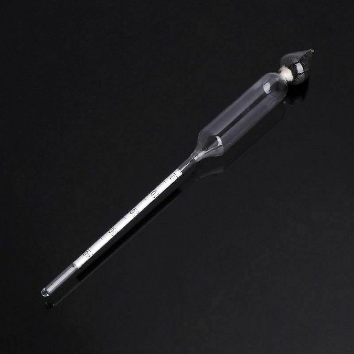 FASTROHY 3Pcs 0-100 Hydrometer Alcoholmeter Spirit Alcohol Meter Tester & Thermometer