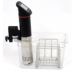 LIPAVI Sous Vide Rack - Model L5 - Adjustable, Collapsible, Ensures even warming - 316L Stainless Steel