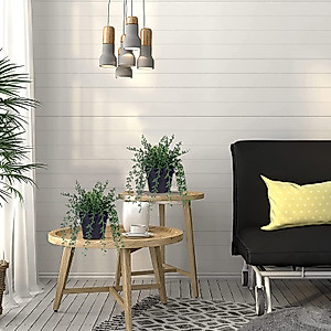 HUANGXIN Fake Plants Artificial Succulents Planters Realistic Faux Plant Mini Potted String of Pearls for Home Garden Office Decor