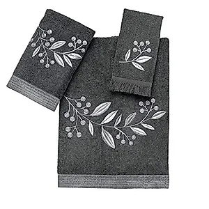 Avanti Linens - 3pc Towel Set, Soft & Absorbent Cotton Towels (Madison Collection)