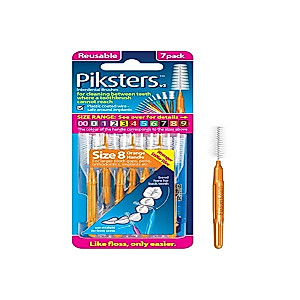 Piksters Size 8 Orange Handle