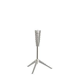 Household Essentials Grey 5006-1 Simple Indoor Tripod Clothes Drying Rack with Carrying Handle for Laundry, Small