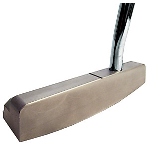Bell Putters Half Offset Golf Putter 360g Polish Chrome Finish Right-Handed/RH with Winn Jumbo/Oversize Putter Grip and 34" Shaft