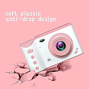 ieGeek Kids Camera,Kids Digital Camera 1080P 2.8 Inch Rechargeable Touch Screen Camera Toddler Toys Video Recorder Gifts for Kids 3-12 with 32G Memory Card