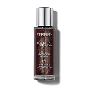 By Terry Tropical Sun Glow Set | Tea to Tan Face & Body Bronzer with Kabuki Brush | Travel Size