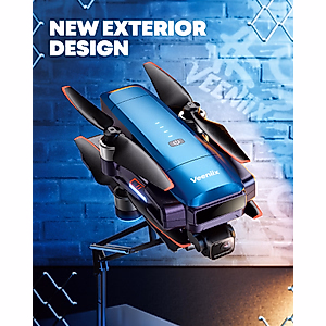 Veeniix V11 Drones with Camera for Adults 4K, 70Min Long Flight Time, Gimbal & EIS 4K/30FPS Professional Drone, 3KM Long Range, GPS Auto Return, Easy App-Controlled, Integrated FAA Remote ID