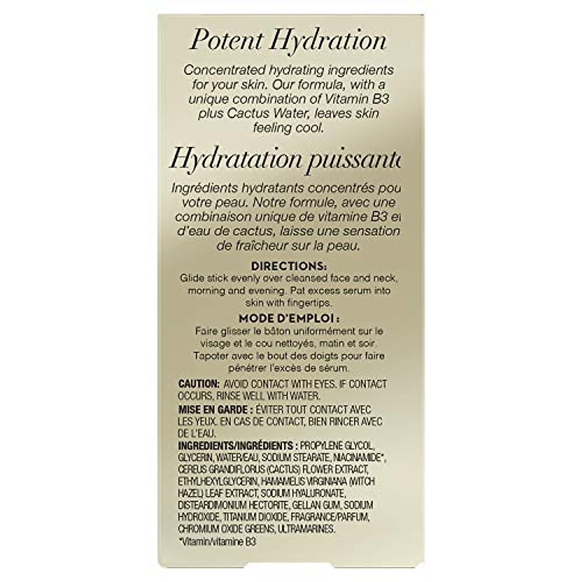 Face Serum by Olay, Skin Cooling Serum Stick with Vitamin B3 and Cactus Water, 0.47 Fl Oz