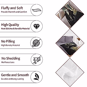 Throw Blanket Super Soft and Cozy Last Flannel Blanket Warm Lightweight Plush Blankets for Sofa Living Room Beding for Teen Adults 50''x 40'' Gifts