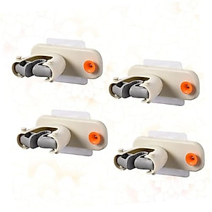 CRILSTYLEO 4pcs Mop Broom Holder Broom Wall Mount Wall Mounted Clothes Hanger Punch Garage Broom Holder Wall Mounted Shelves for Wall Mount Clothes Mounted Mop Holder Cleaning Tools