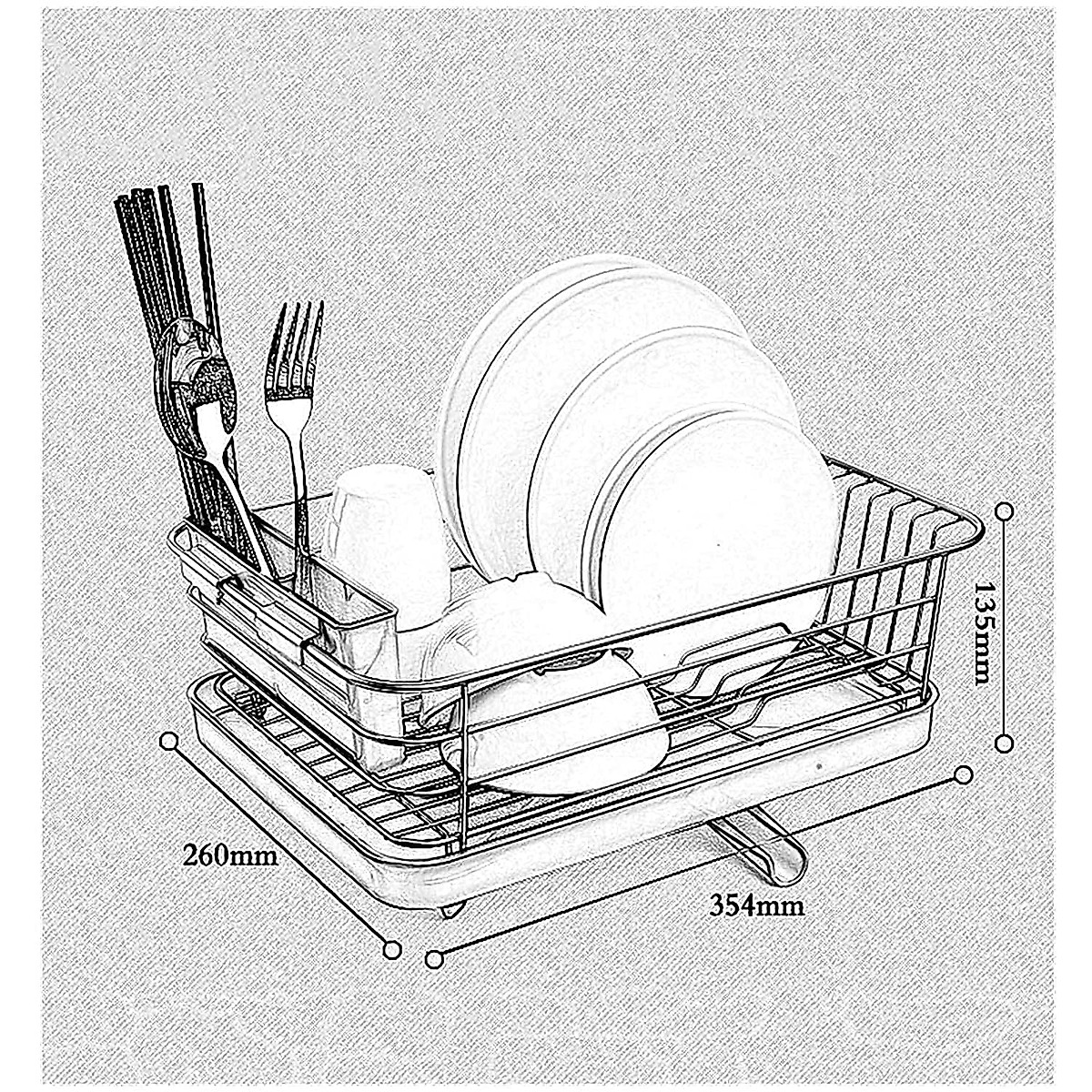 Plate Rack Kitchen Drain Shelf Multi-Purpose Storage Shelf Dish Drainers Draining Kitchen Organizer Shelf Dish Rack Pan Plate Holder