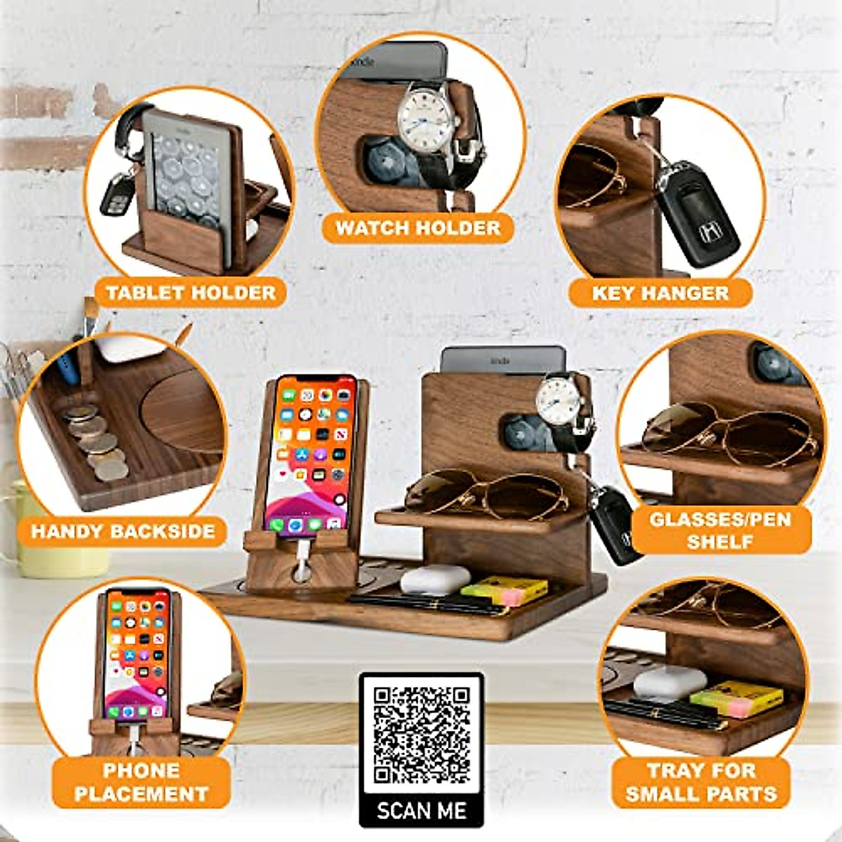 Taidesor Custom Name Gifts For District Chief - Skull Smoke Head - Frisco Fire Dept, Handmade Wooden Personalized Birthday, Promotion, Graduation, Retirement Gift For Firefighter Fireman