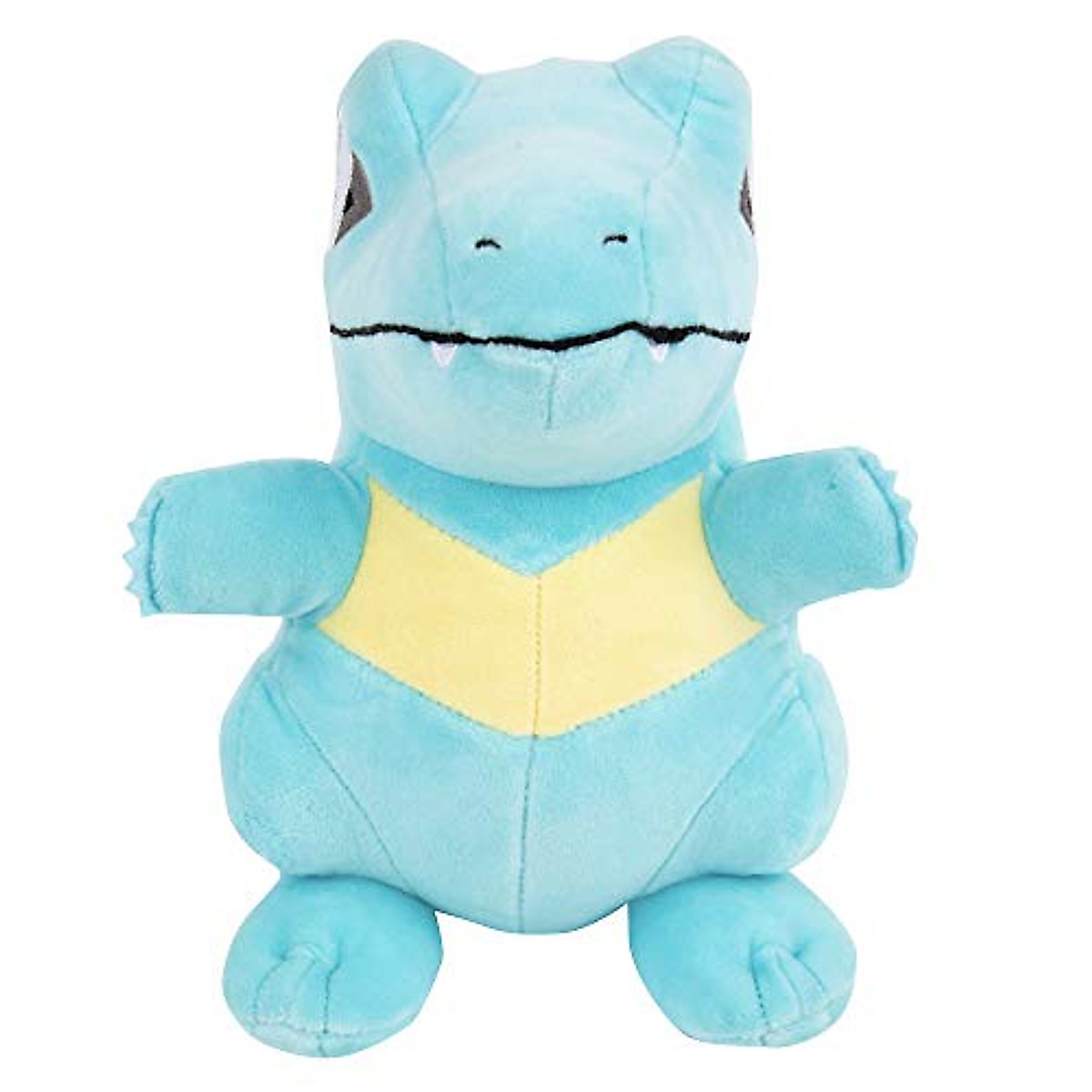 Pokémon 8" Totodile Plush - Officially Licensed - Gold and Silver Starter - Authentic Soft Stuffed Animal Toy Figure - Valentine's Day & Easter Basket Stuffer Gift for Kids, Boys, Girls - 2+