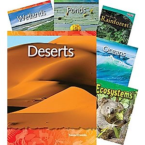 Teacher Created Materials - Classroom Library Collections: Biomes and Habitats - 10 Book Set - Grades 2-3 - Guided Reading Level K - P