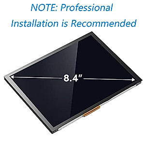 17-21 Replacement 8.4" Uconnect 4C UAQ LCD Monitor Touch-Screen Radio Navigation New OEM Replacement Fit for Dodge RAM Jeep Chrysler 2017&up