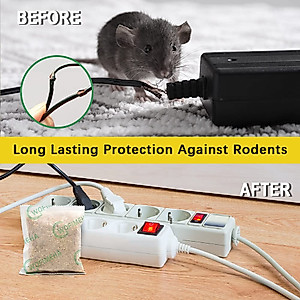 ANEWNICE Rodent Repellent, Peppermint Oils Mouse Repellent Outdoor,Rat Repellent for House/Car/RV/Boat/Garage/Shed/Cabin,Rodent Repellent for Car Engines,Mouse Repellant,Mice Away(8 Pouches)