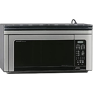 Sharp 1.1 Cu. Ft. 850W Over-The-Range Convection Microwave Oven, Stainless Steel (R1881lsy)