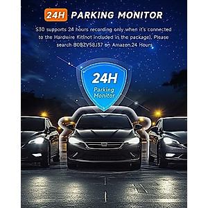 Dash Cam 4K WiFi Front Dash Camera for Cars, E-YEEGER Car Camera 2160P Wireless Mini Dashcams with App, Driving Recorder with 24H Parking Mode, Night Vision, G-Sensor, Free 32G Card, Support 256G Max