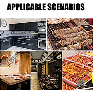 Utoolmart Grill Pan, 320mmx220mm Stainless Steel Baking Sheet Pan, Thickened Barbecue Grilling Plate for Small or Delicate Foods 1Pcs