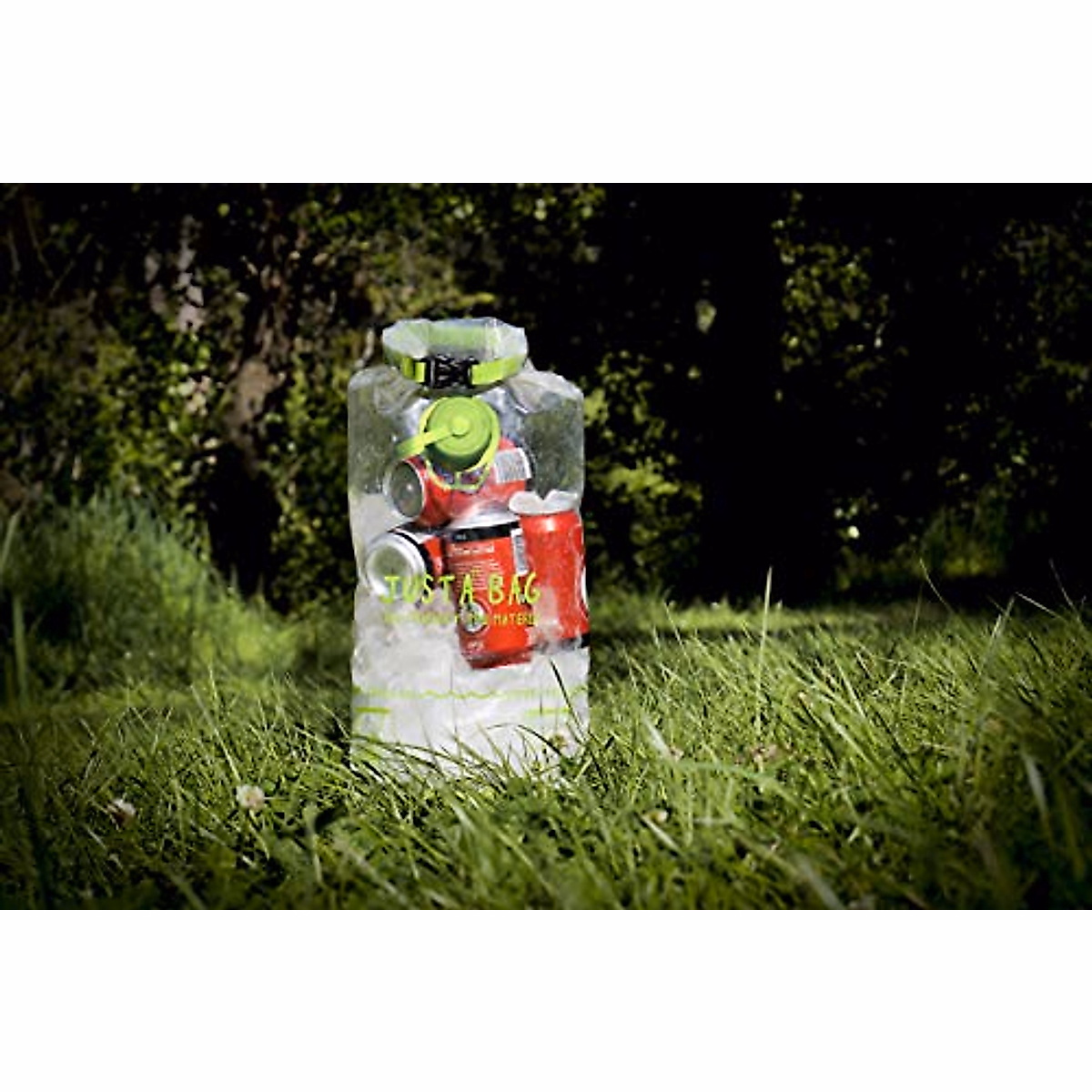 Justa Bag - Premium TPU travel and camping dry bag (PVC/BPA free) for soaking clothes, cooling drinks, carrying water, working out JBag001