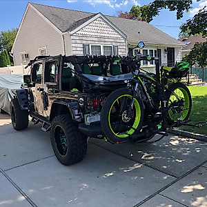 SENADA 26" Fat Tire Electric Bike for Adults, 840Wh Mountain Ebike with USB Interface Removable Battery, Adult Electric Bicycle with Colorful LCD Display & 7 Speed (with Phone Mount, Black Green)