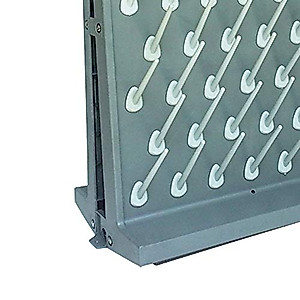 Leblett 2 Pack Laboratory Drying Rack 27/52 Pegs Wall Mounted/Desktop Detachable Drying Draining Rack Cleaning Equipment Frames (52Pegs)