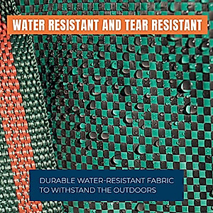 MEKKAPRO 3-Pack 72 Gallons Garden Bag - Reusable Yard Waste Bags, Lawn Pool Garden Waste Bag, Gardening Bags, Leaf Bag Lawn Bags