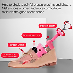 LANNEY Shoe Stretcher for Women & Men Wide Feet - Premium Shoe Expander Widener Stretch Length Width